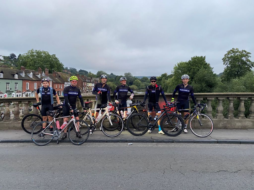Hayfield team cycled 200 miles in a day to raise £10,000 for St Basils
